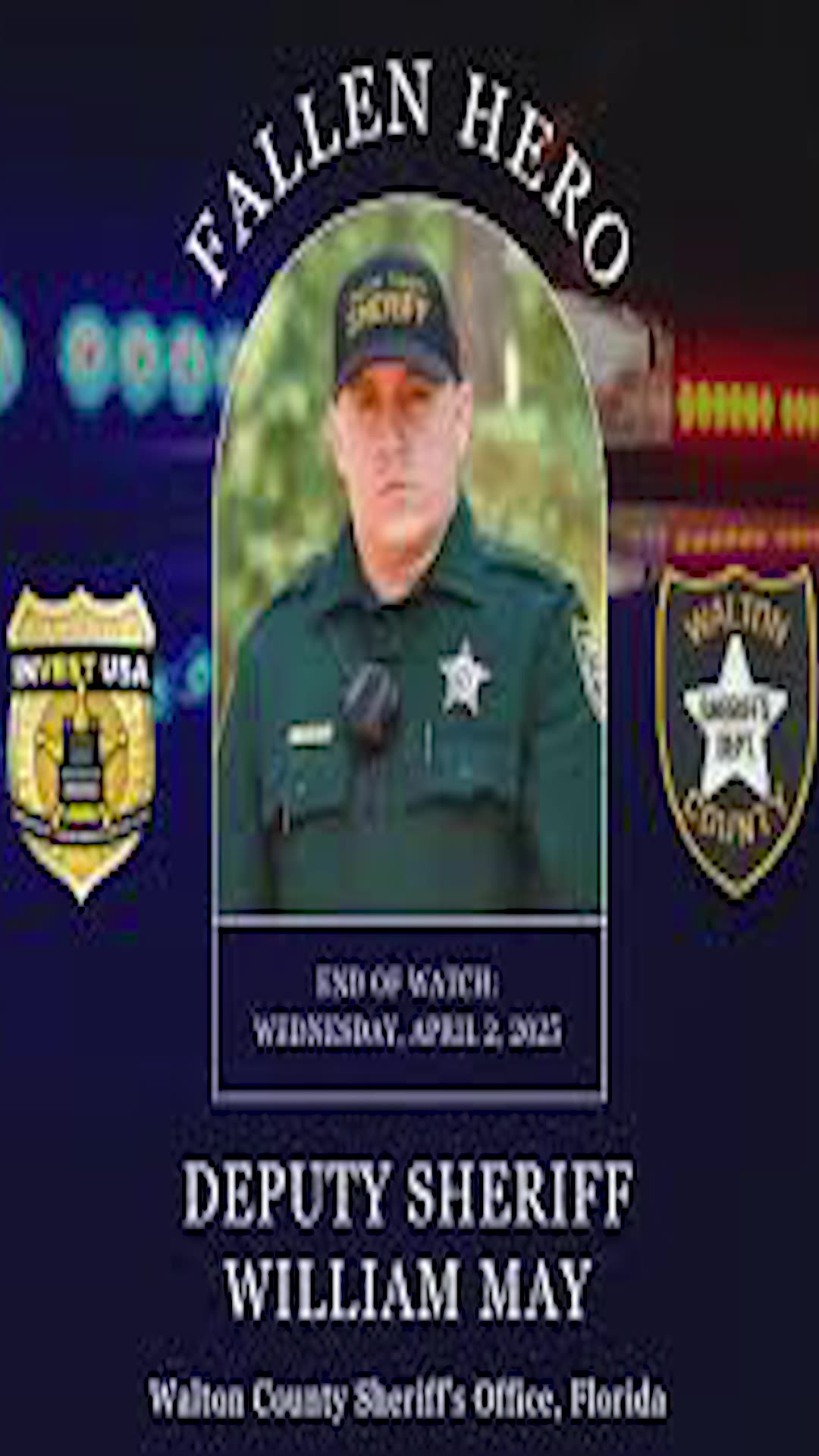 Deputy Sheriff William May Walton County So Fl