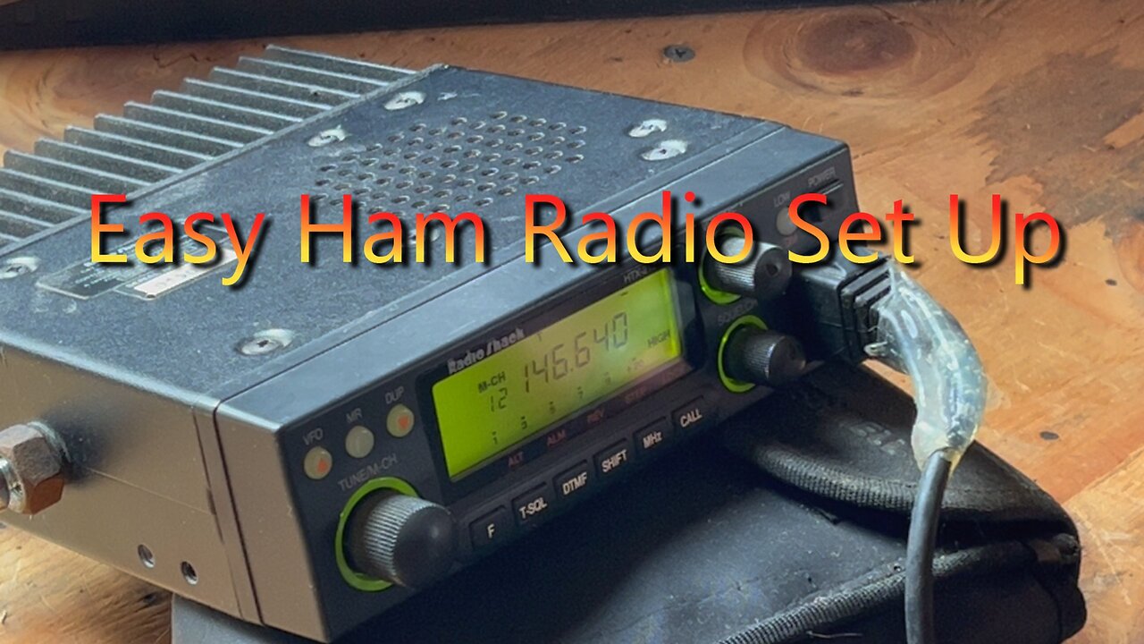 Simple Ham Radio Set Up