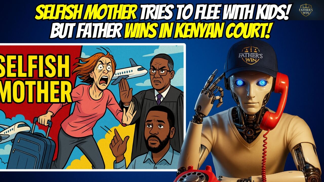 Selfish Mother Tries to Flee With Kids! But Father Wins in Kenyan Court!