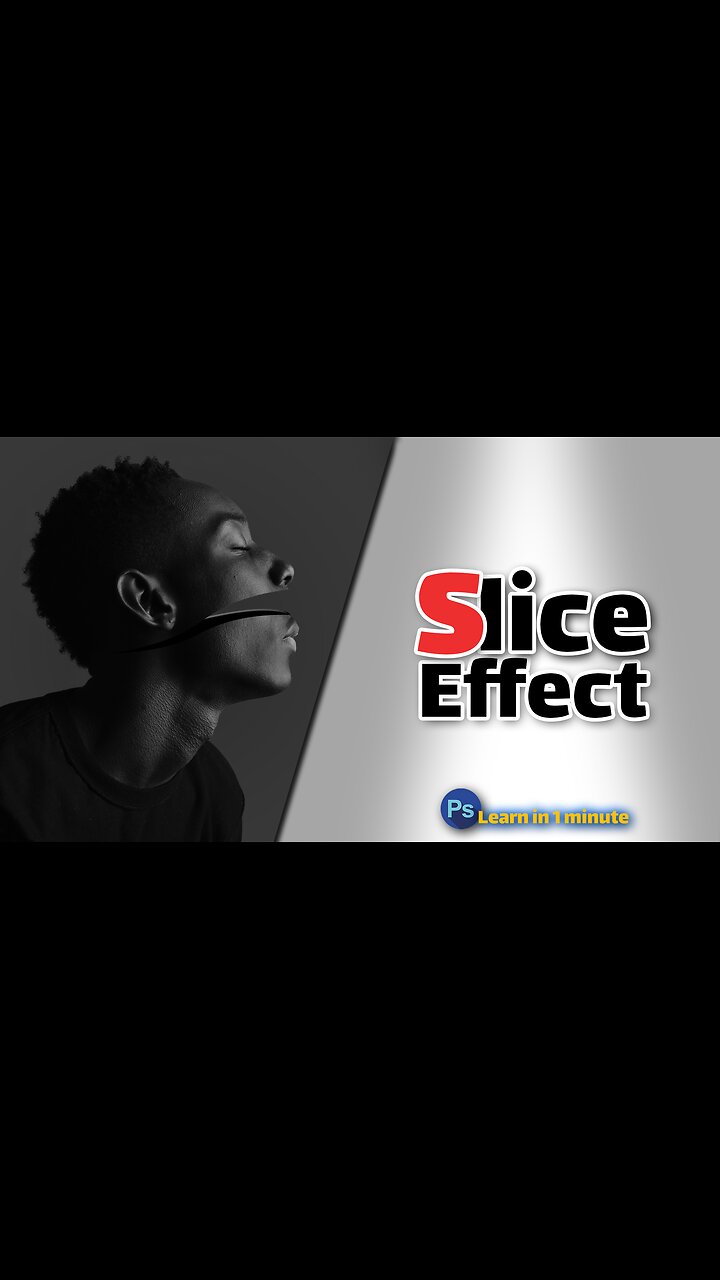 Face Slice Effect in Photoshop