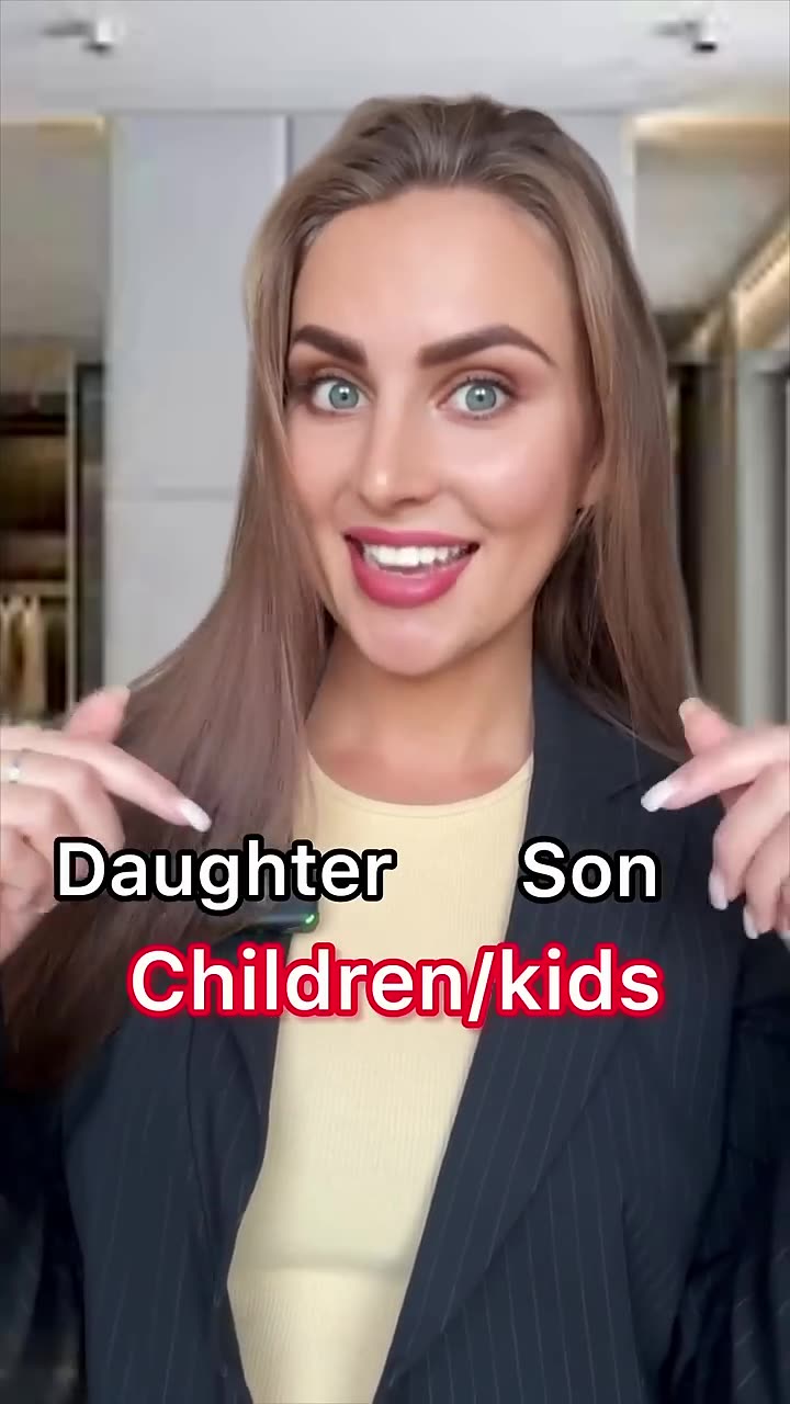 Family members 🇬🇧🇺🇸 #english #ielts #learnenglish #speaking #words # ...