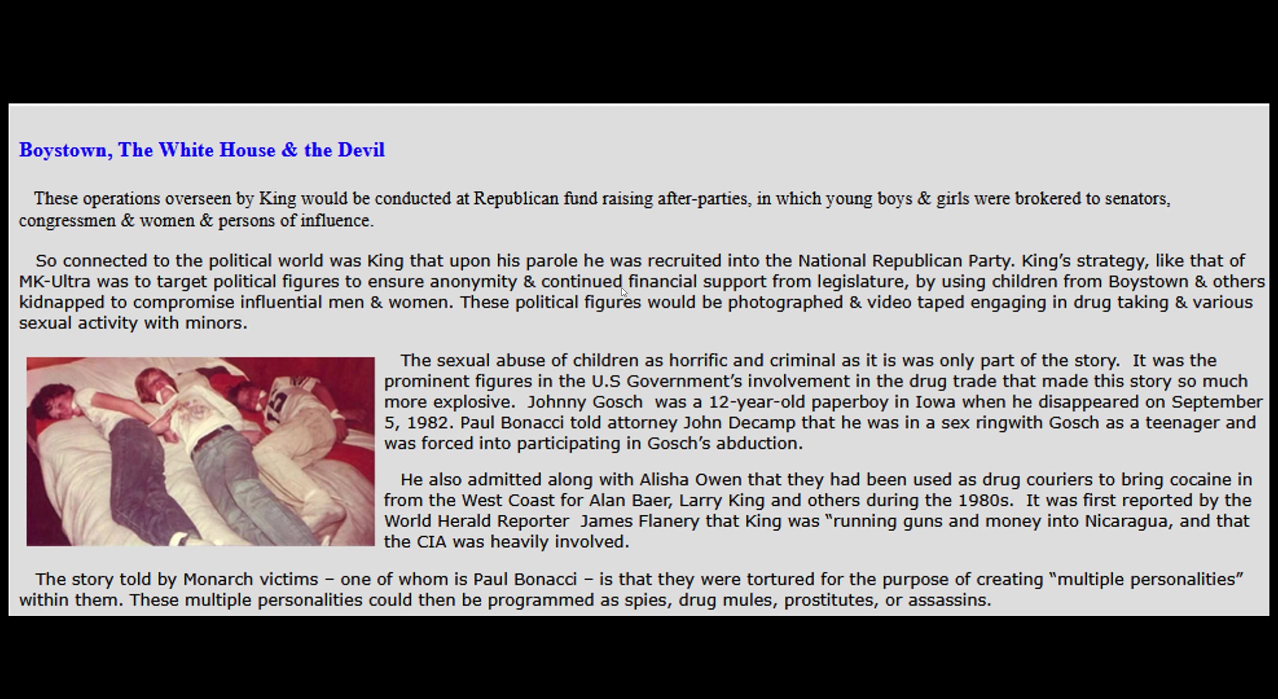 TED GUNDERSON WAS FBI COINTELPRO WHO PROTECTED THE PEDOPHILES FROM THE PUBLIC - King Street News