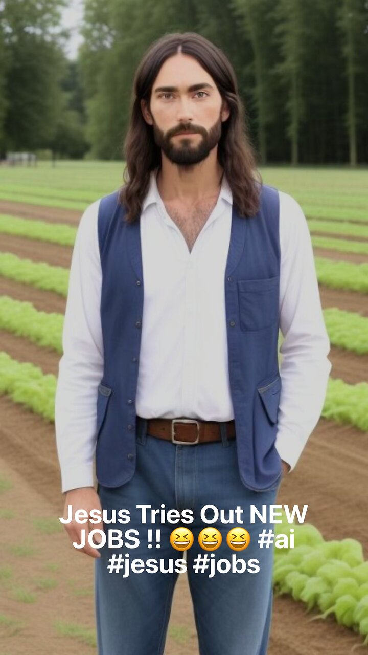 Jesus Tries Out NEW JOBS !! 😆😝🤣😂 - Part 1 #jesus #ai #funny