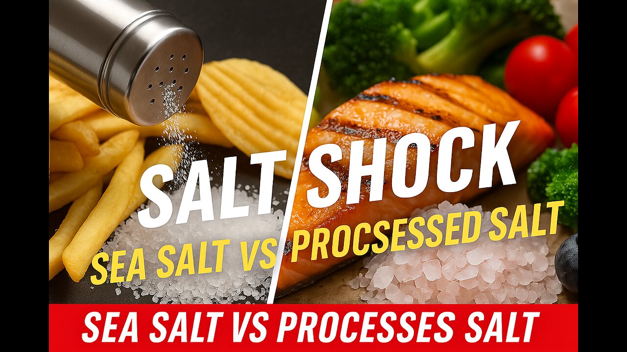 Salt Shock 🧂 | Sea Salt vs Processed Salt | Viral Food Science
