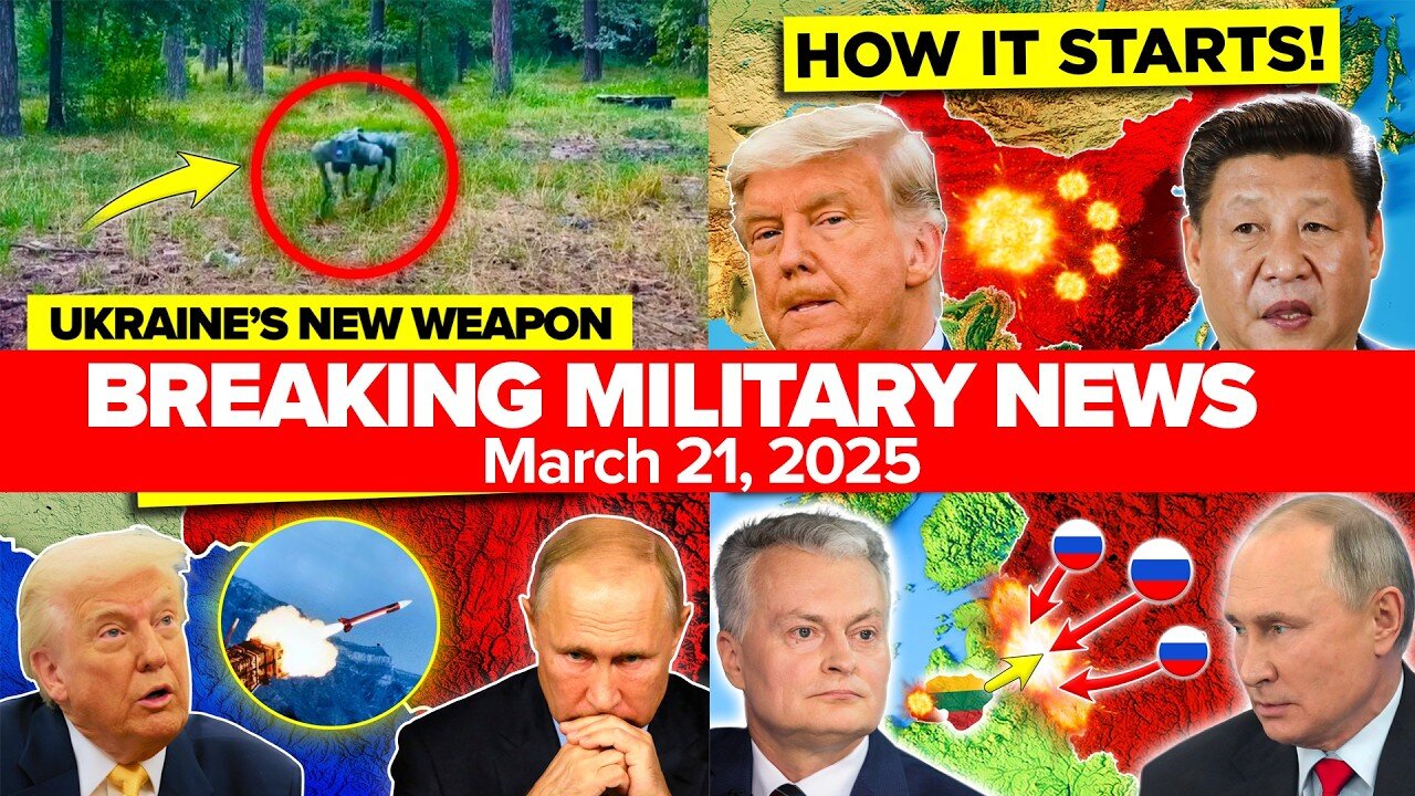 BREAKING MILITARY NEWS - March 21, 2025
