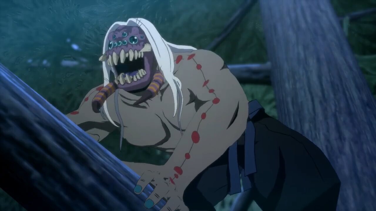 spider demon father all dialogue/cutscenes Demon Slayer -Kimetsu no ...