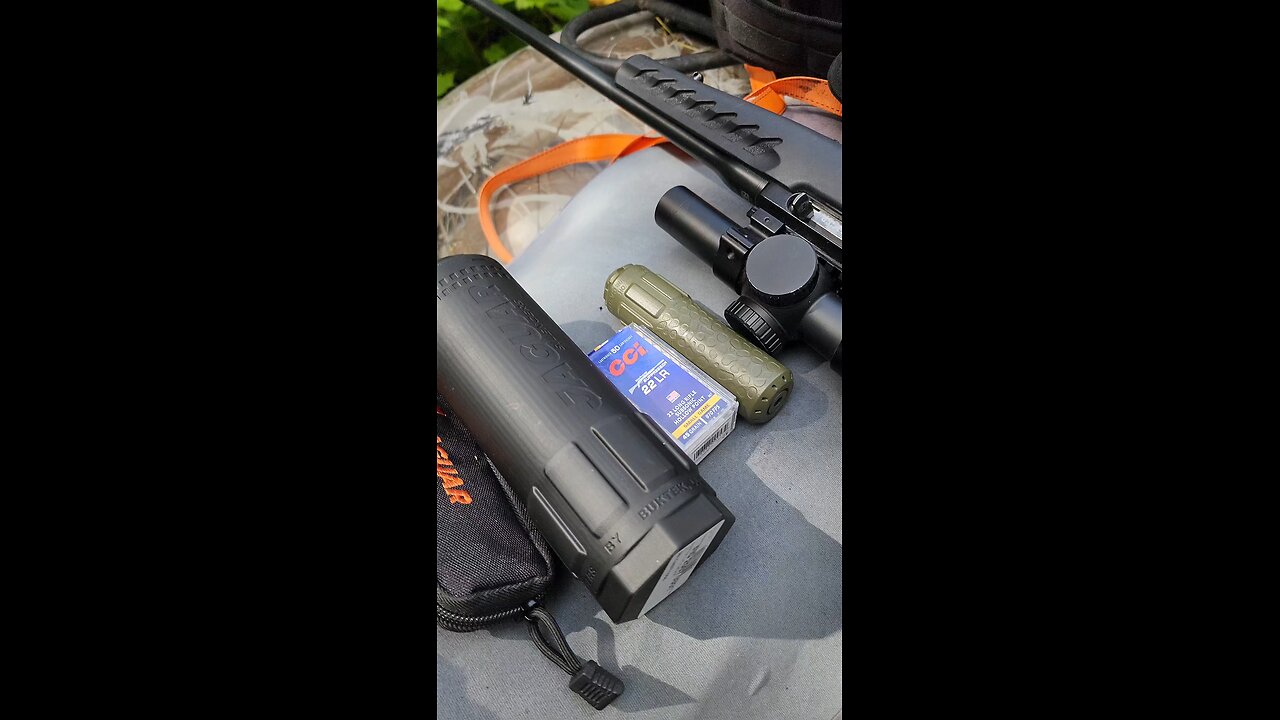 Jaguar Silencers CAS22T on a Faxon Barrel Ruger 1022 with CCI Subsonic ...