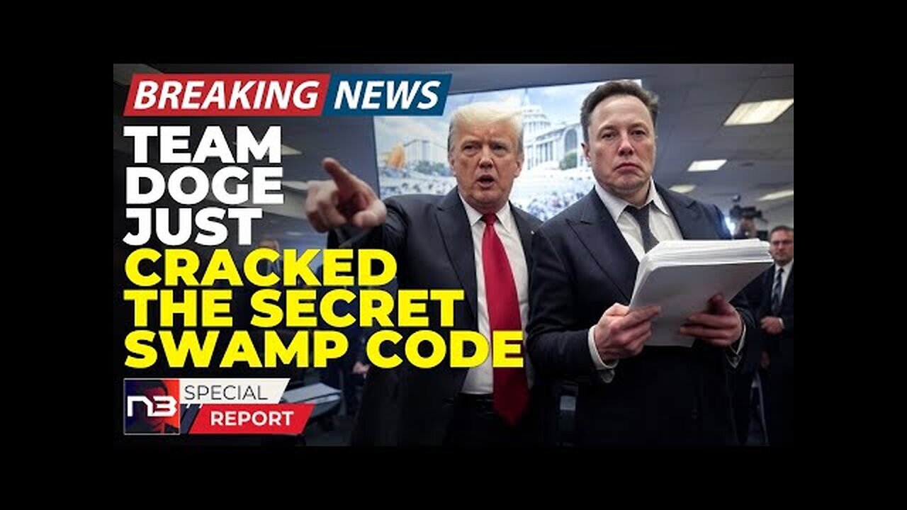 BREAKING: Team DOGE Just Cracked The Swamp's Most GUARDED Secret And ...