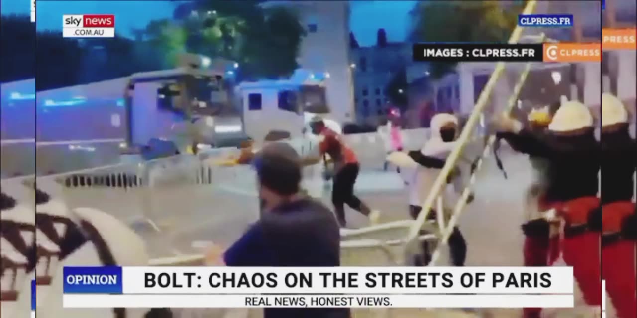 Paris Riots Stun Sky News Australia Hosts | Shocking Scenes of Violence ...