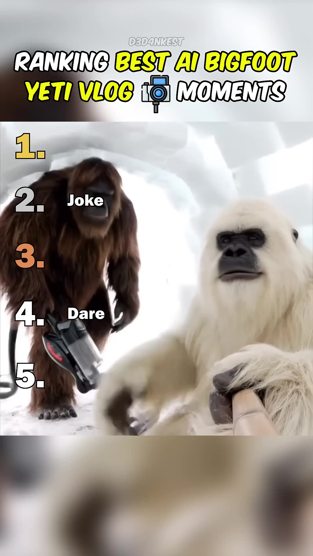 Ranking best AI Bigfoot moments 😂