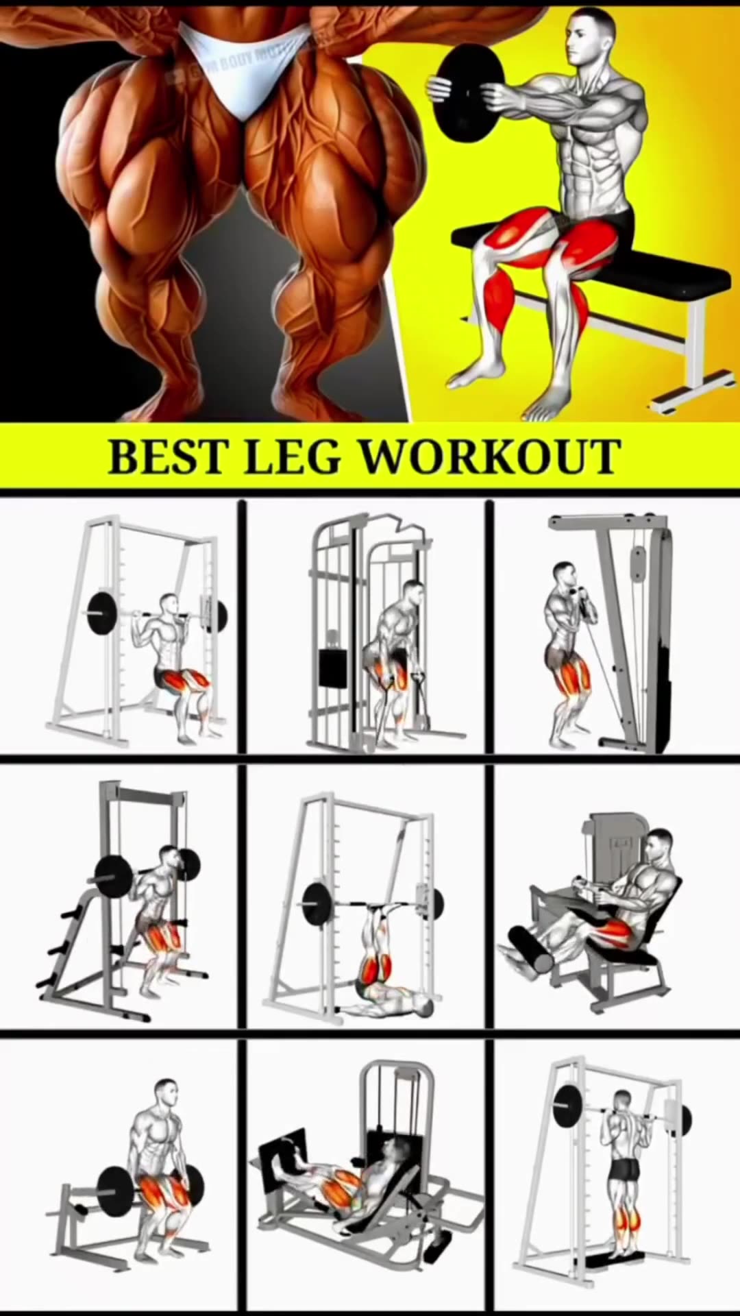 Ultimate Leg Day Best Full Leg Workouts for Strength & Size! (6)