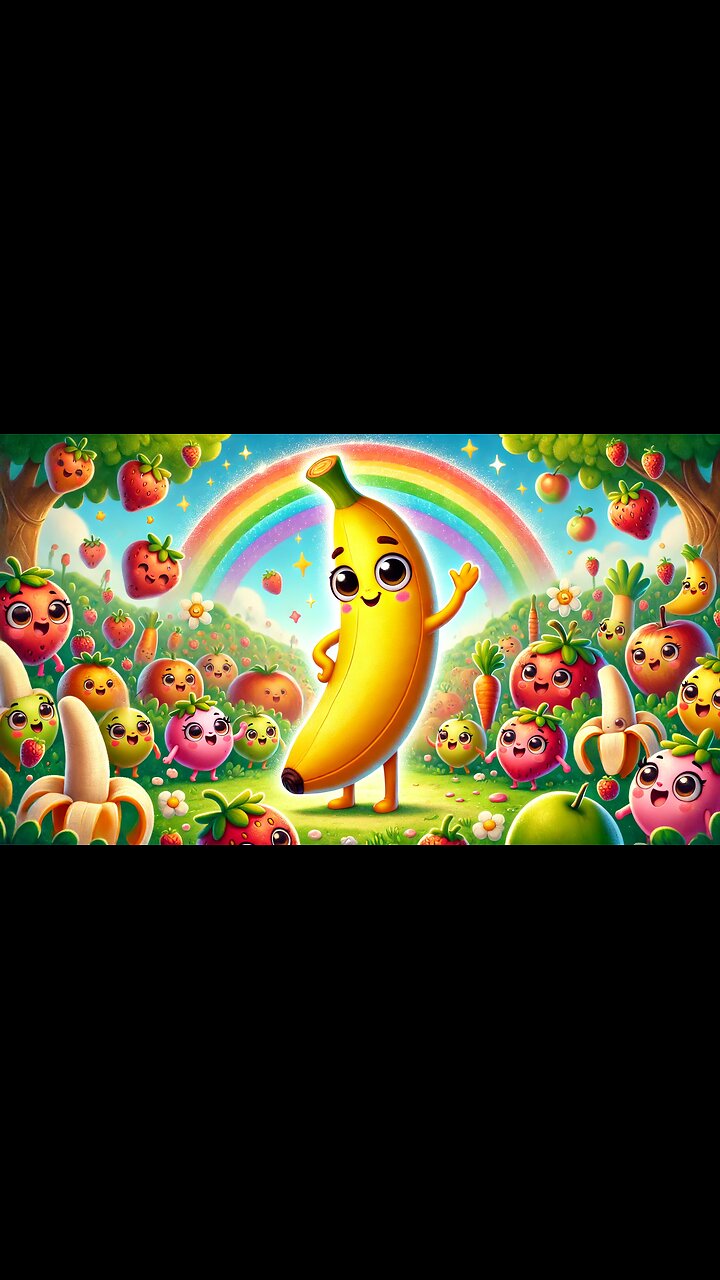 Benny the Brave Banana – A Fun Adventure Story for Kids in english