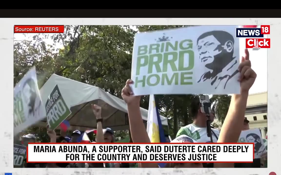Duterte Latest News | Duterte ICC Hearing Sparks Massive Protest ...