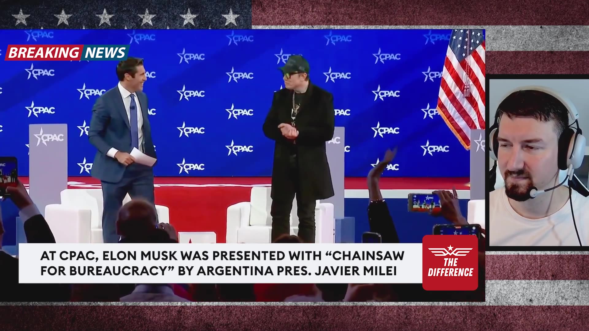 BREAKING: Javier Milei Gifts Elon Musk a ‘Chainsaw for Bureaucracy’ at ...