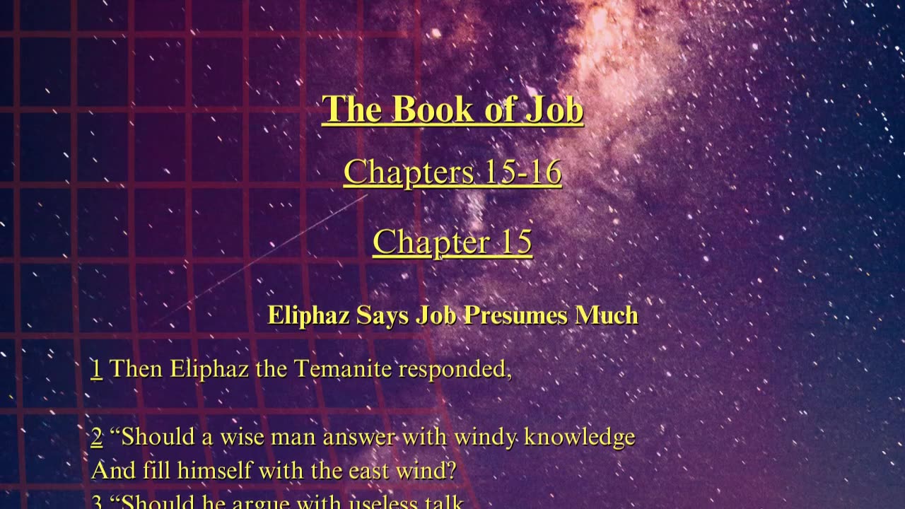 Christian Meme Video: Job Chapters 15 & 16 (05/04/2025)