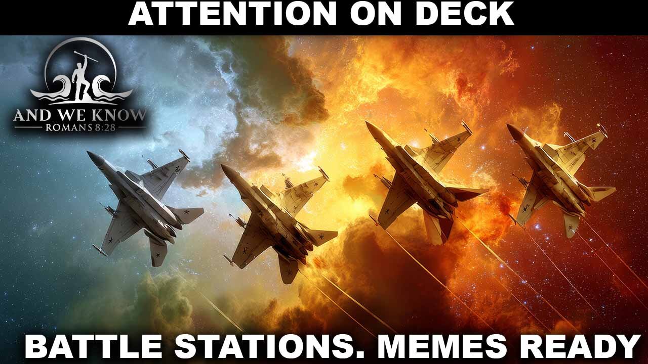 9.8.25: WAR DEPT, Battle Stations, MEMES ready, Illegals, GAZA, PAIN, Pray!