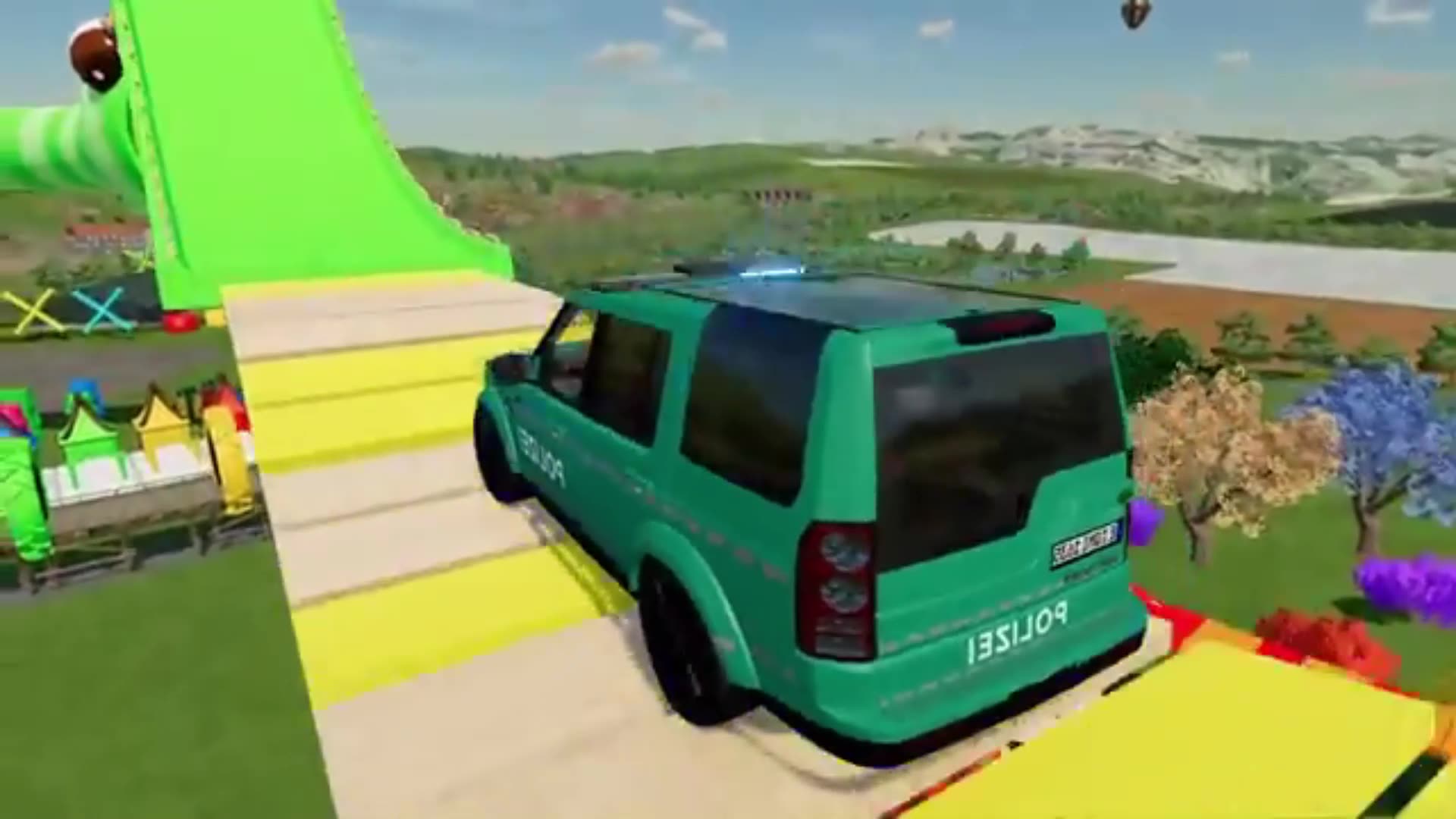 Farming Simulator Mega Transport: Emergency Vehicles & Mixers
