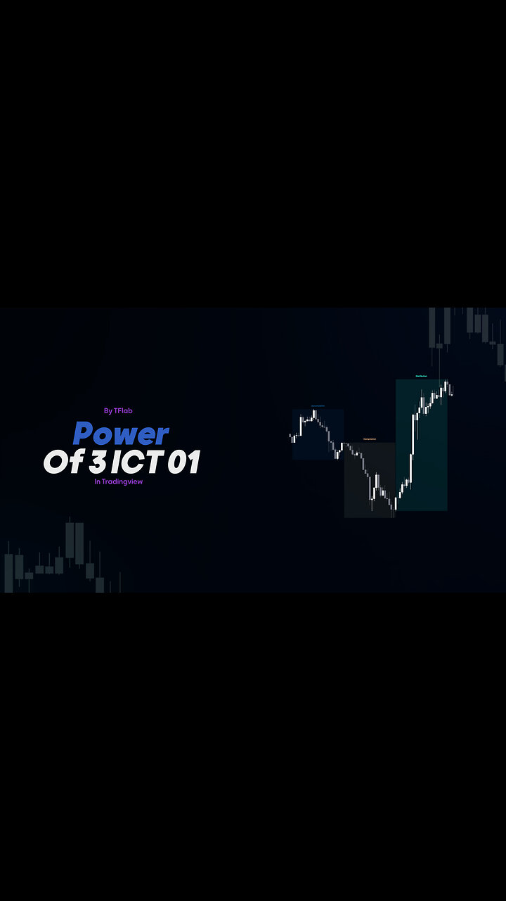 🚀Power Of 3 ICT 01 indicator AMD ICT & SMC Accumulations in # ...
