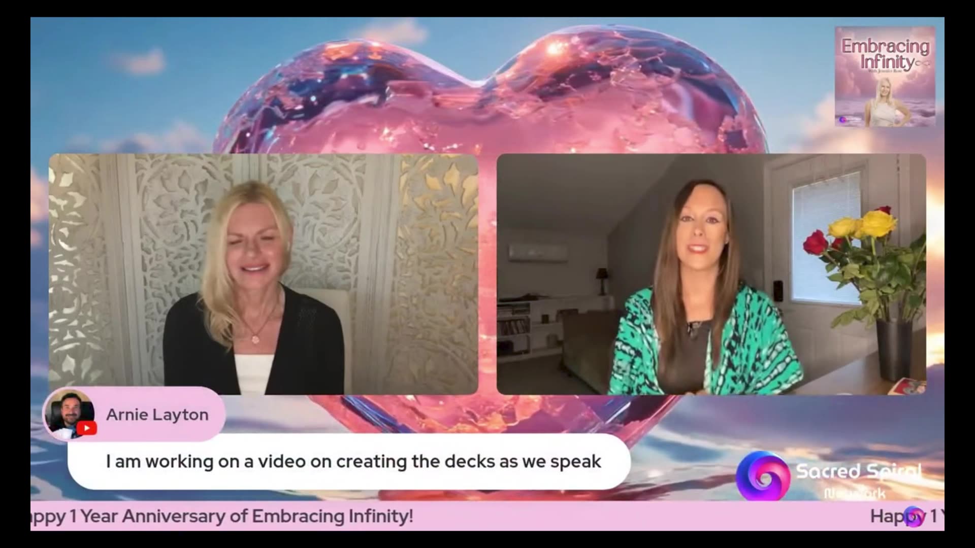 Snip it from today's show on Embracing Infinity With Jennifer Rose and ...