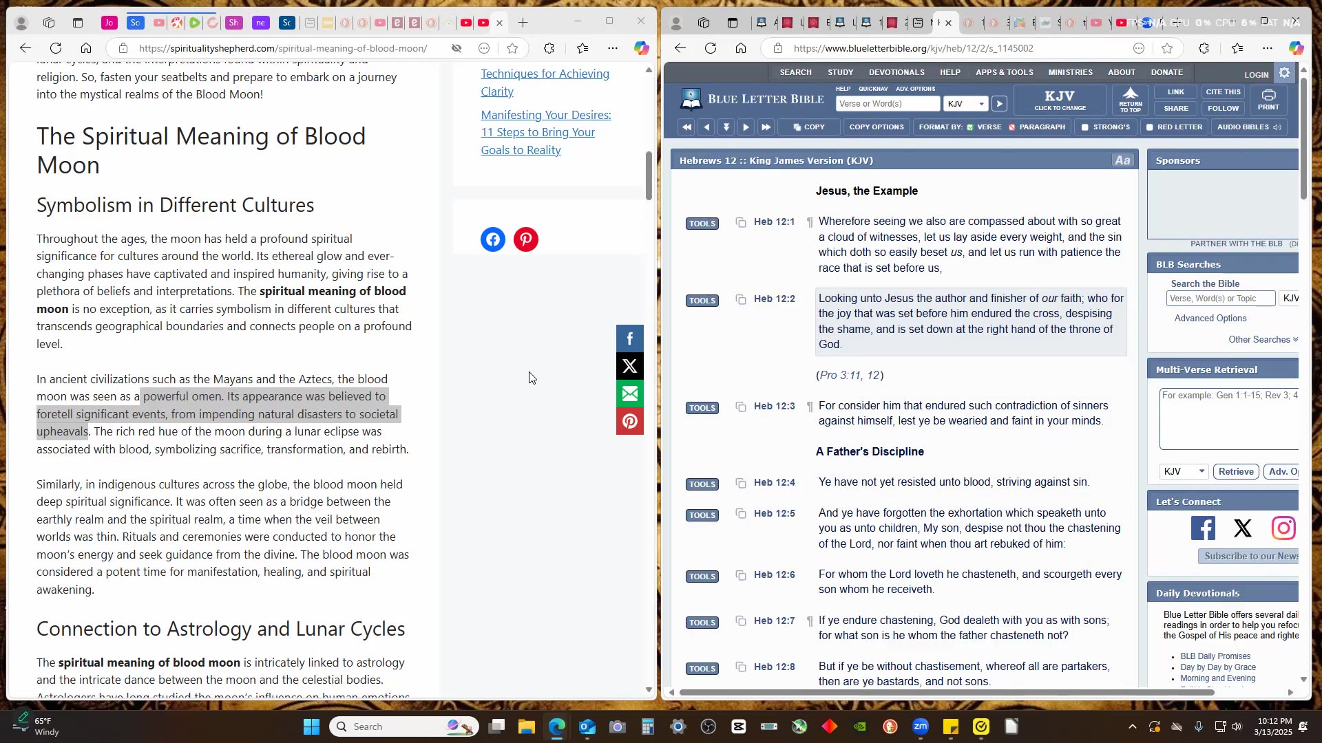 The moon was made for signs and Passover reverence