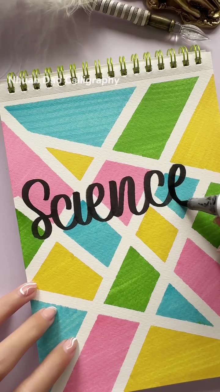 5 Creative Front Page Ideas to Elevate Your Projects! | NhuanDaoCalligraphy