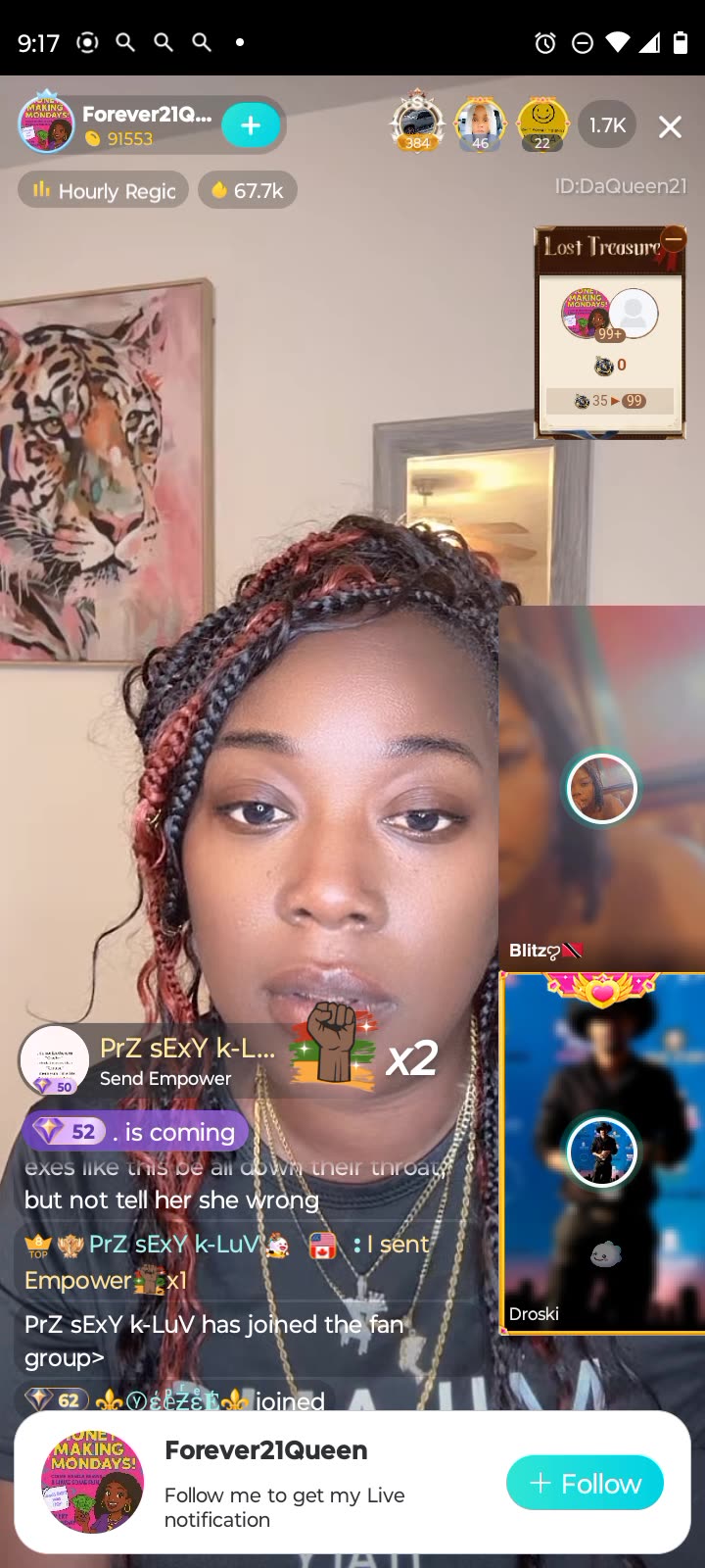 Droski has fallen into 21 trap and it's looking bad for him