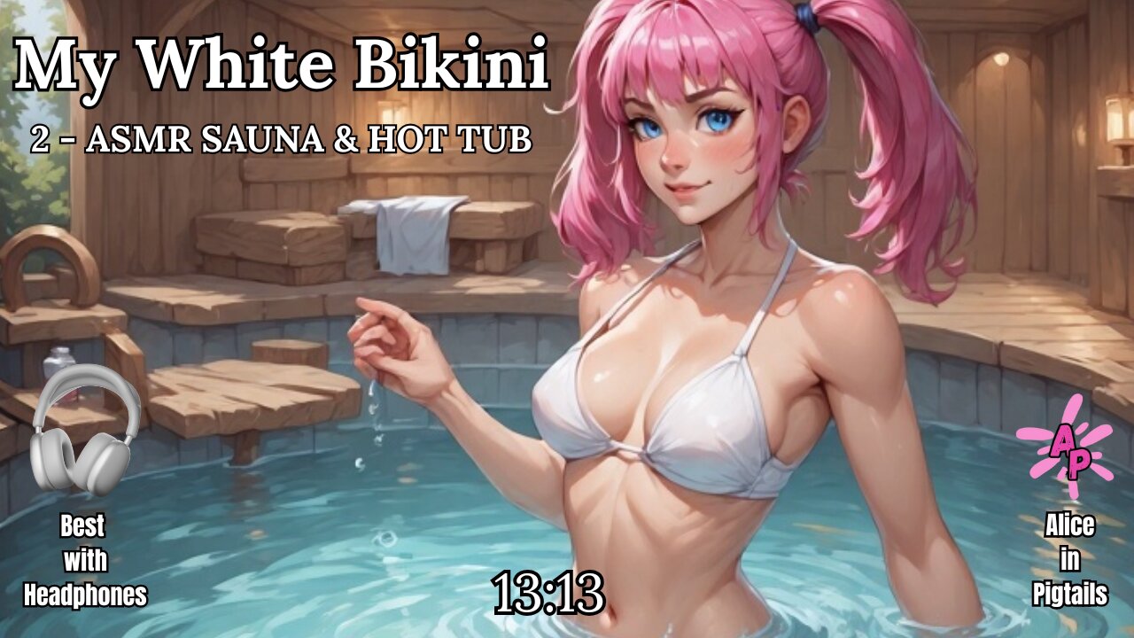 White Bikini Sauna & Hot-tub | Whispered ASMR Spa Fantasy Part 2 | Spa Weekend Roleplay Tease [F4A]