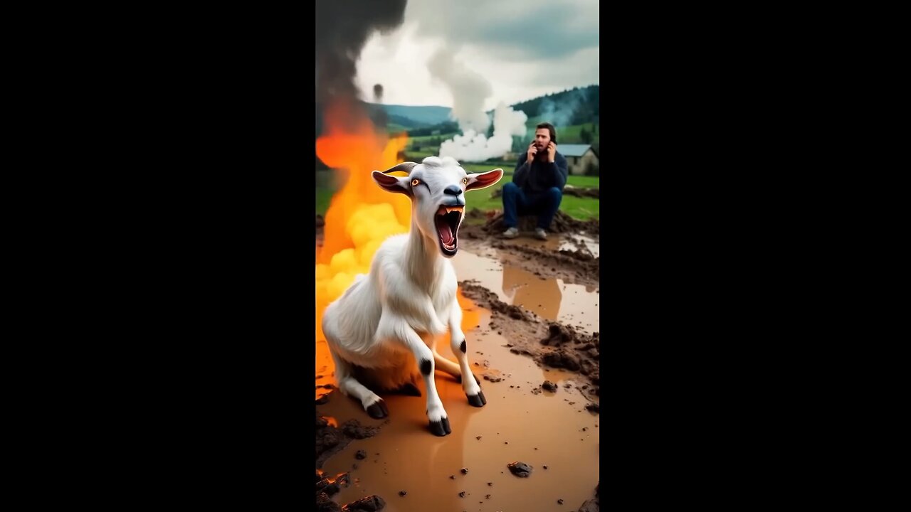 the goat fire his body 👌 see full cartoon video 🎥