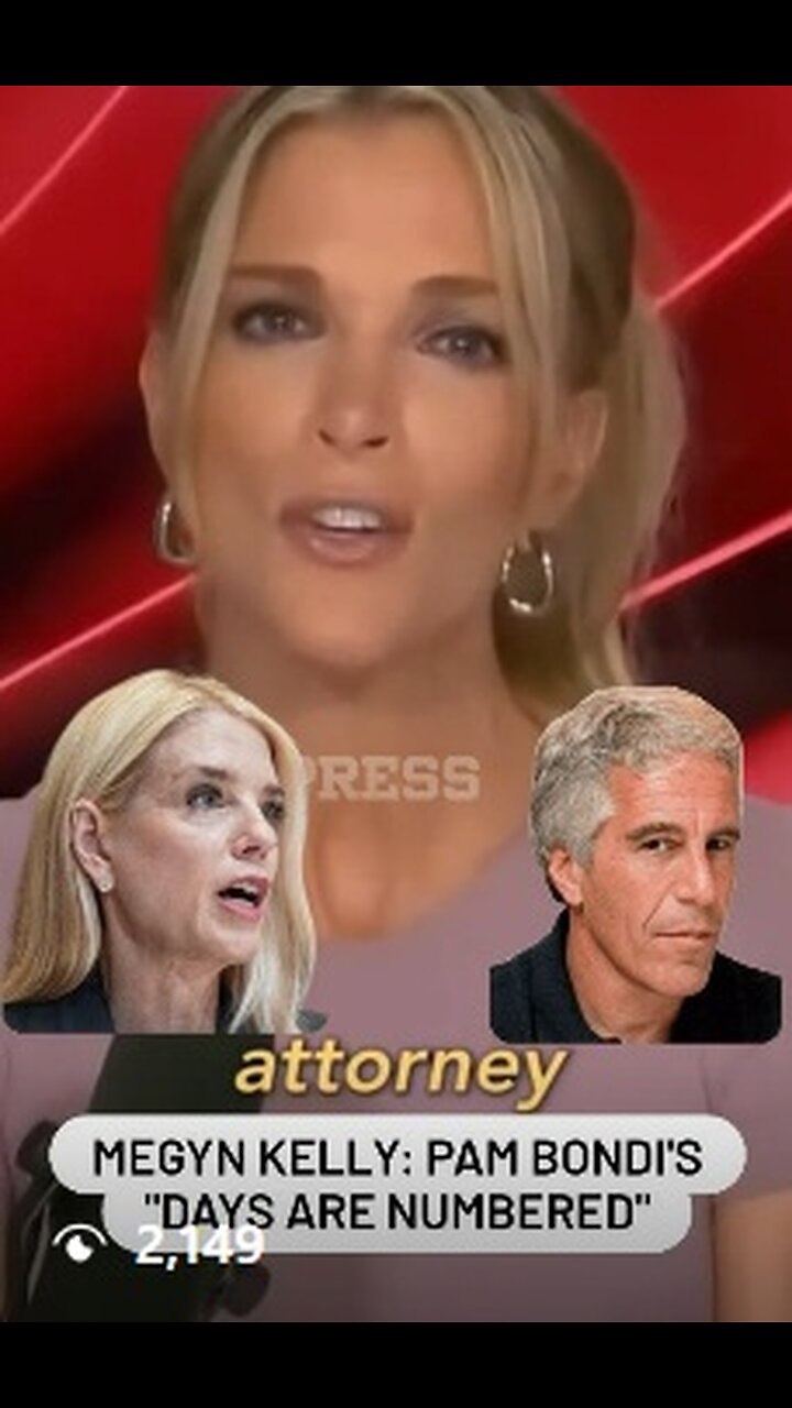 Megyn Kelly calls for the ousting of AG Pam Bondi, due to the Epstein ...