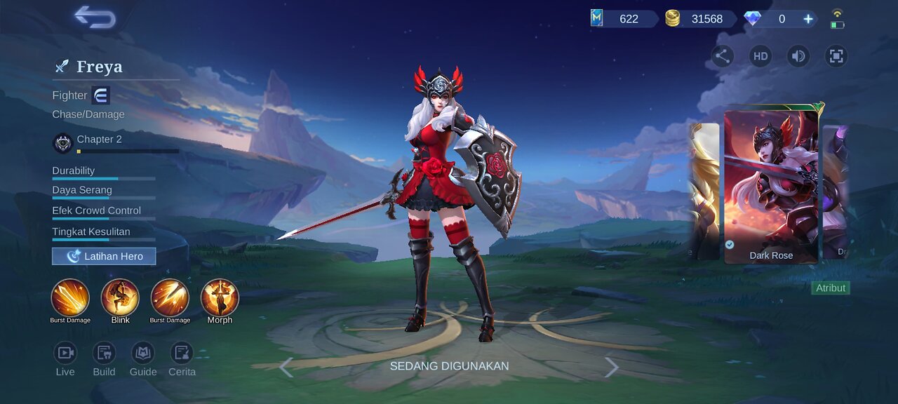 Mobile Legends - Freya with her Ultimate Valkyrie is very strong in battle