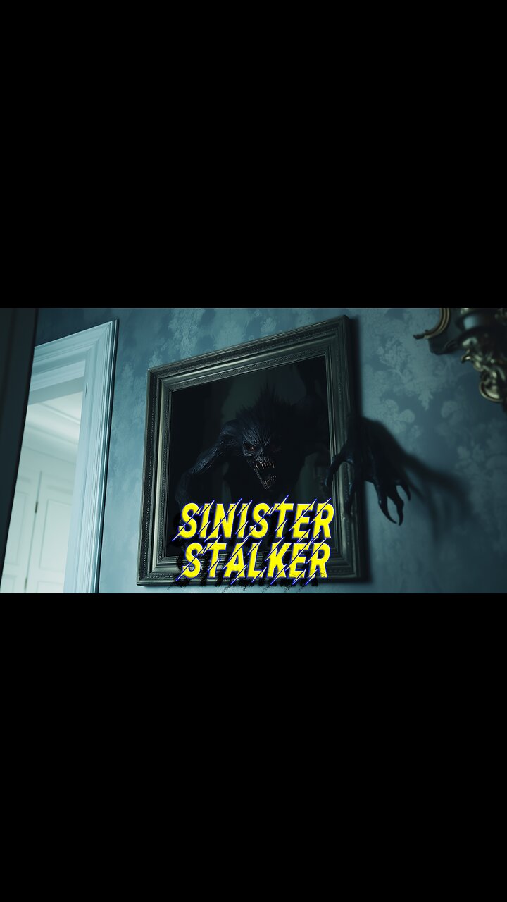 Sinister Stalker - Evil Entity Creeps Behind Picture Frame