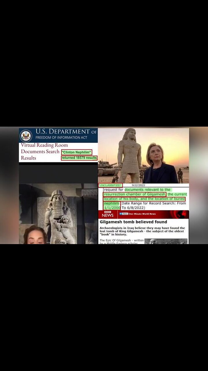 Nephilim: Hillary Clinton and the tomb of Gilgamesh / leaked emails