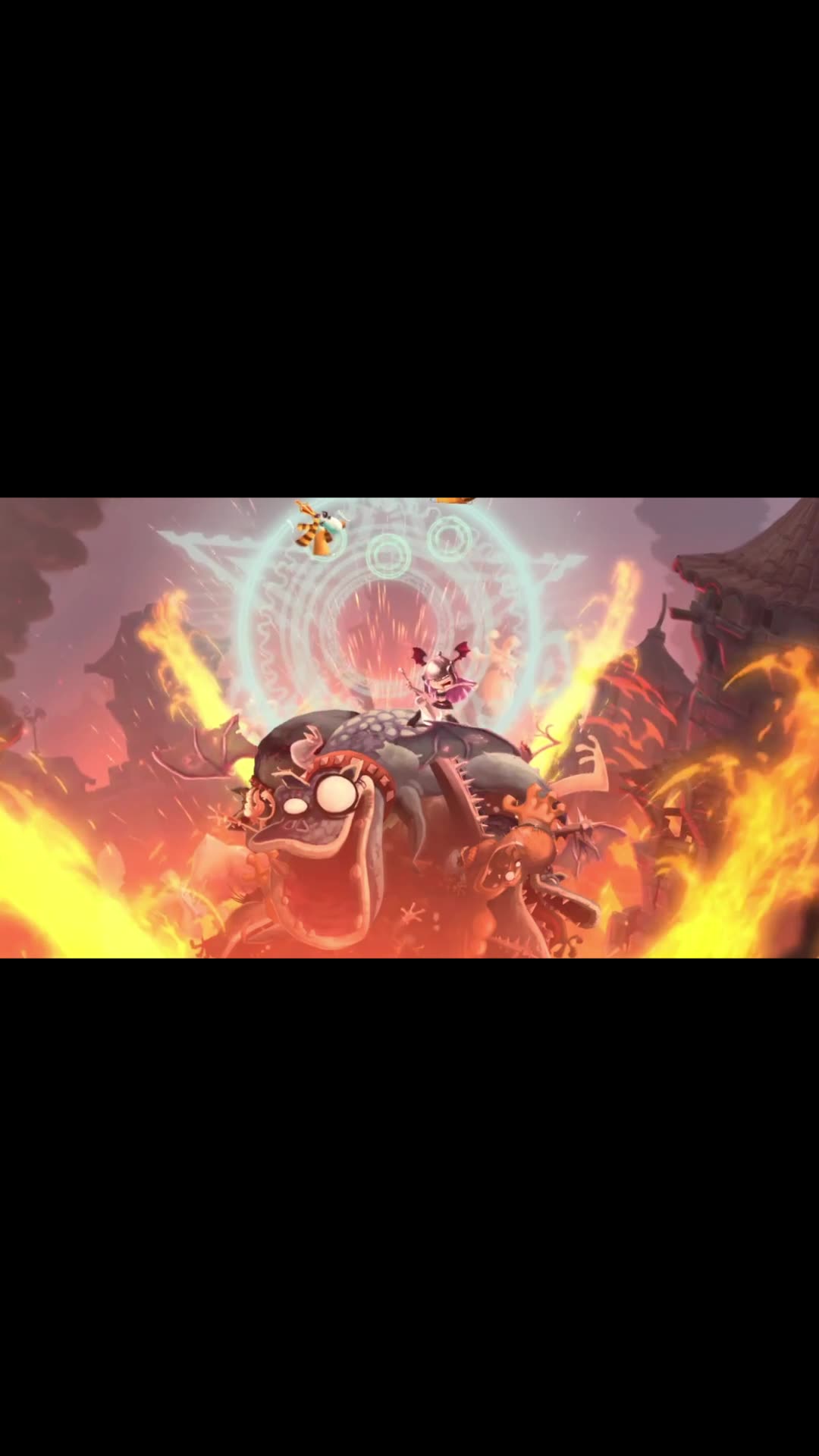 Rayman Legends castle rock 8-bit