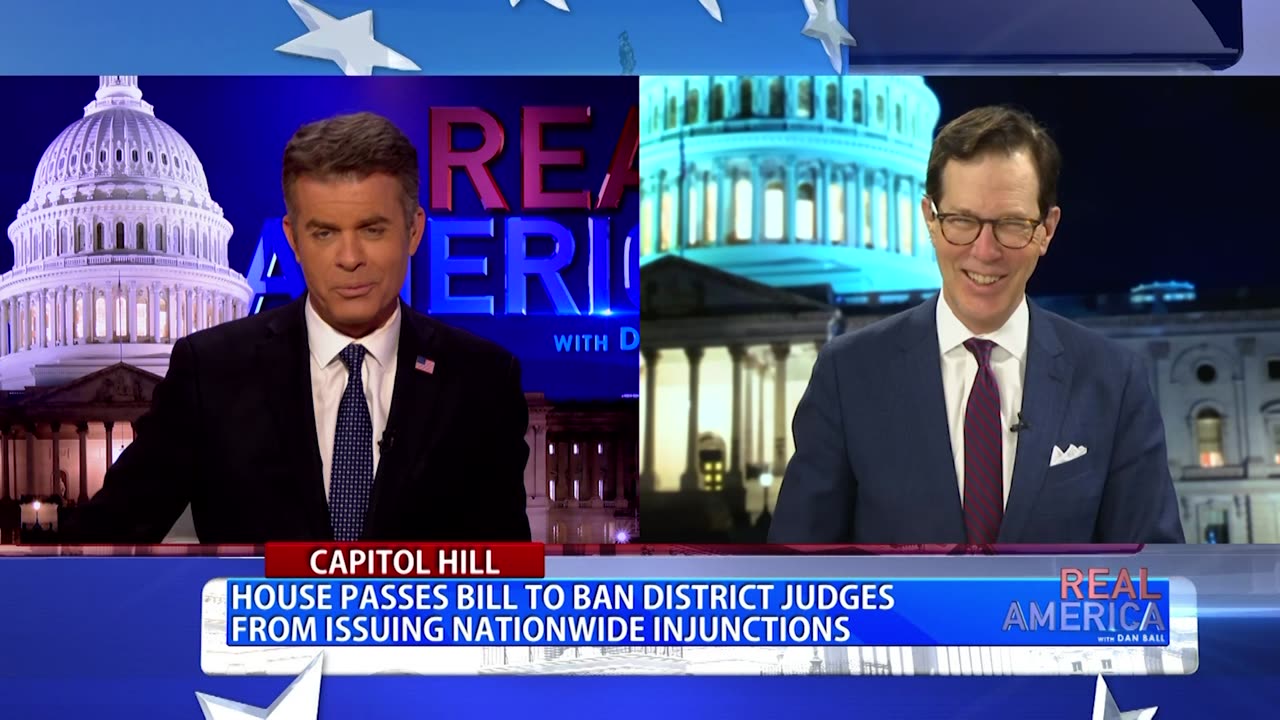 REAL AMERICA -- Dan Ball W/ John Hines, House Passes Budget Bill, 4/10/25