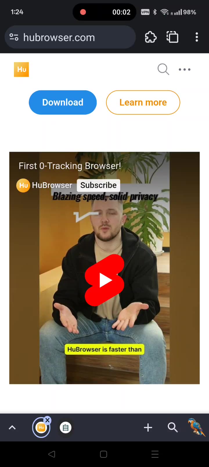 🎶 Unlock Background Play with HuBrowser! 🚀