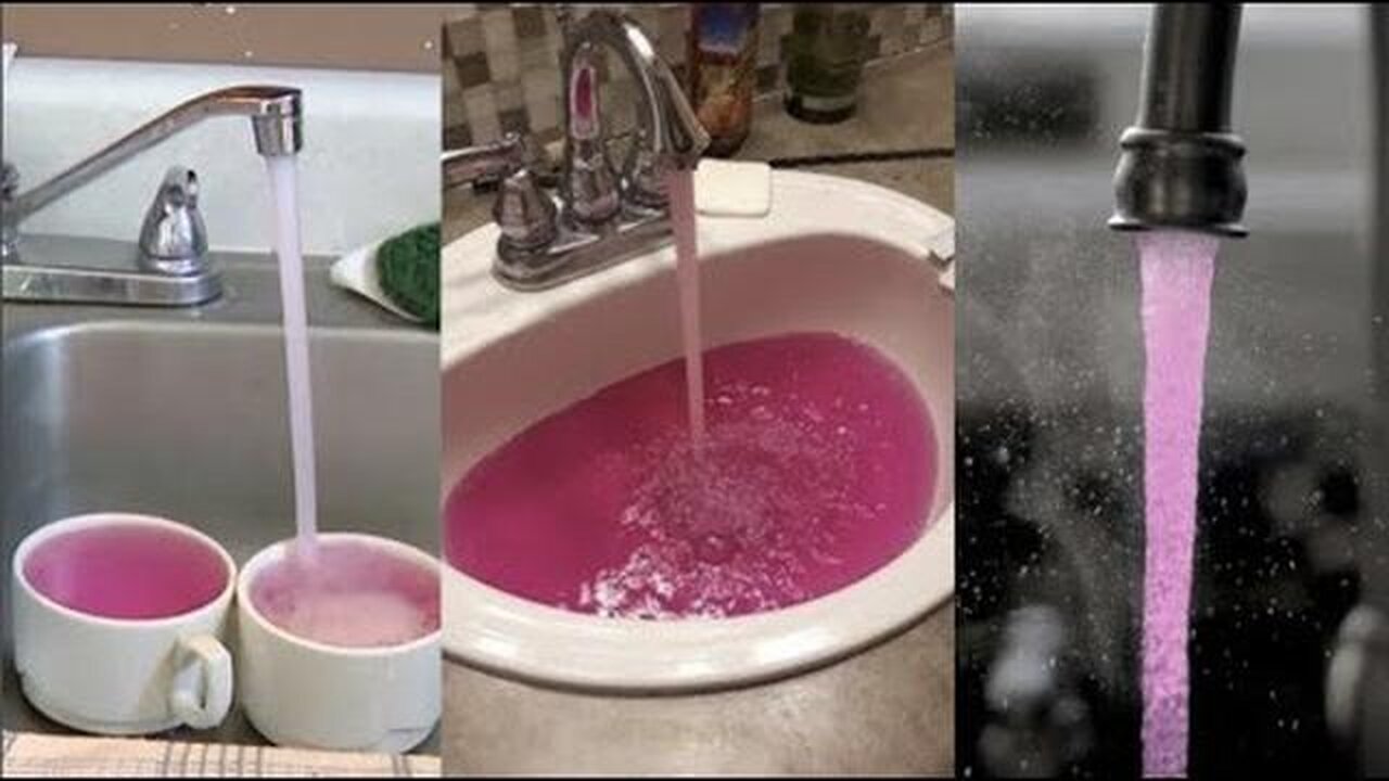 DON'T DRINK THE PINK COOL-AID! POISONED PINK WATER BIO WEAPON APPEARING ...