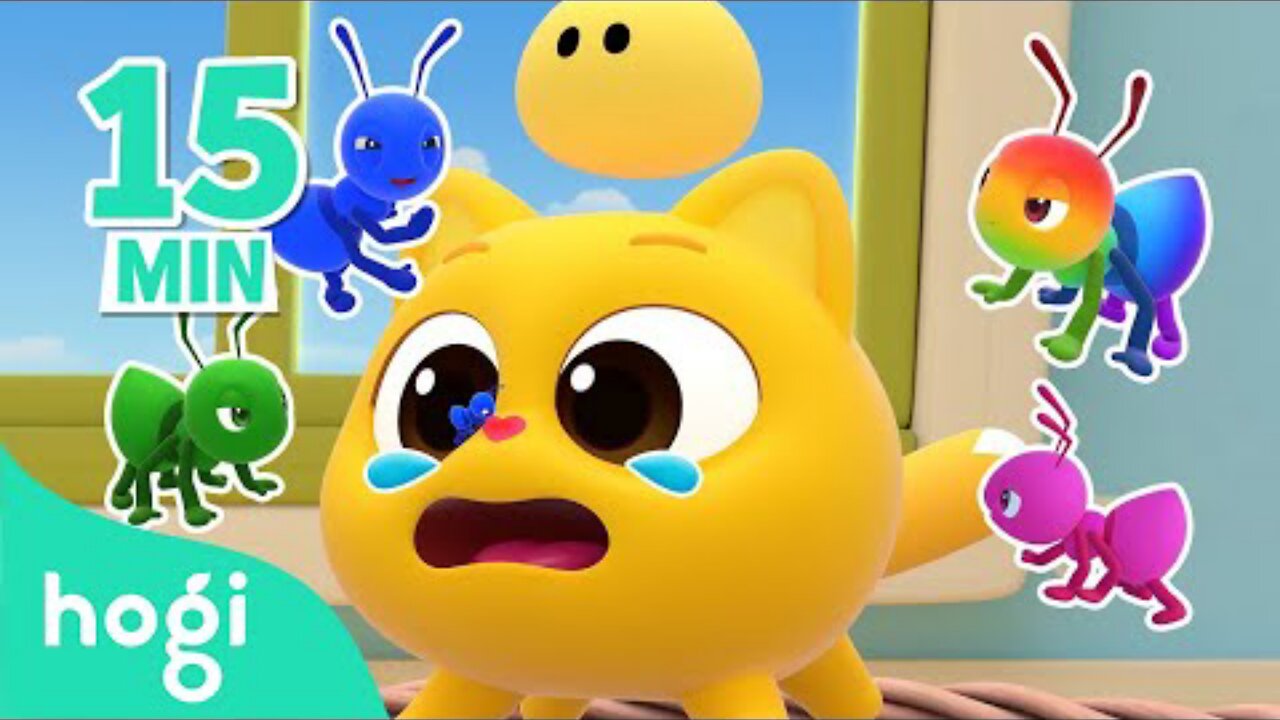 Learn Colors with Ants | Colors Song | Compilation | Hogi Colors Hogi ...