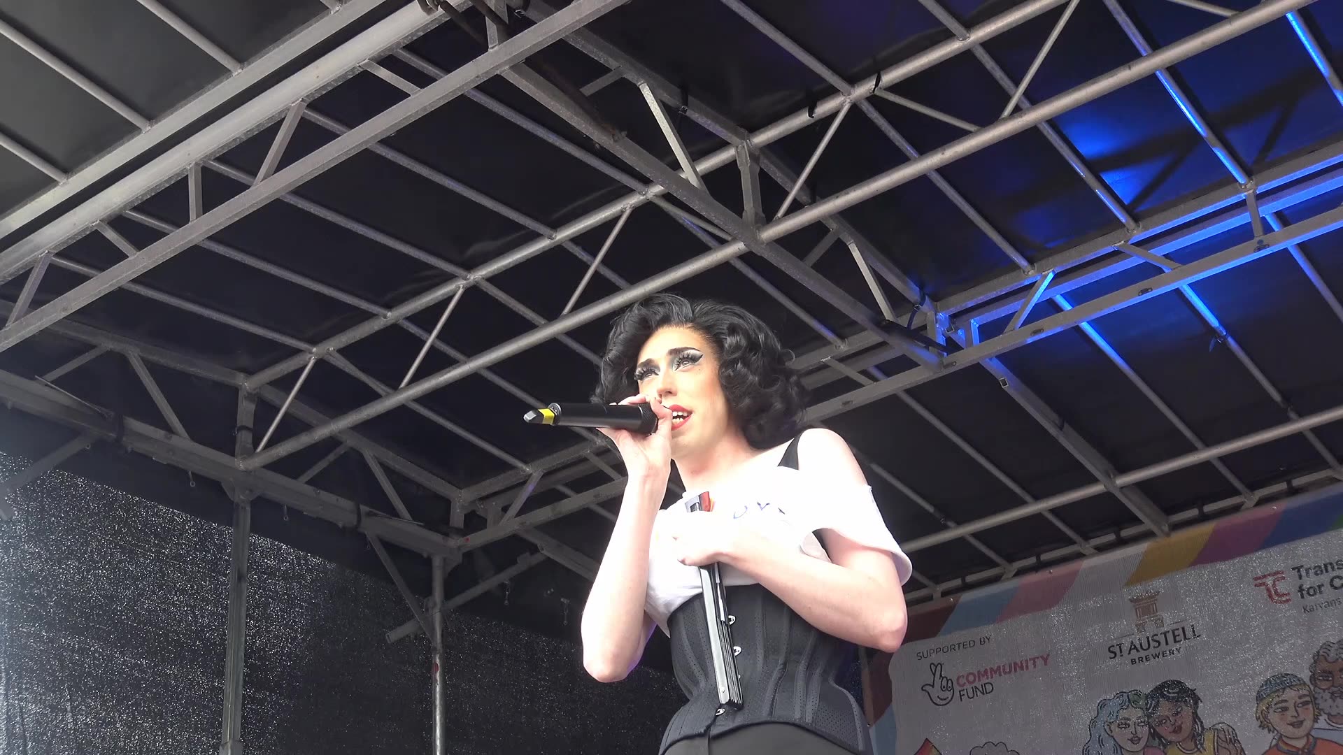 Falmouth Cornwall Gay LGBTQIA Pride 26th April 2025 Drag Queen Roxie ...