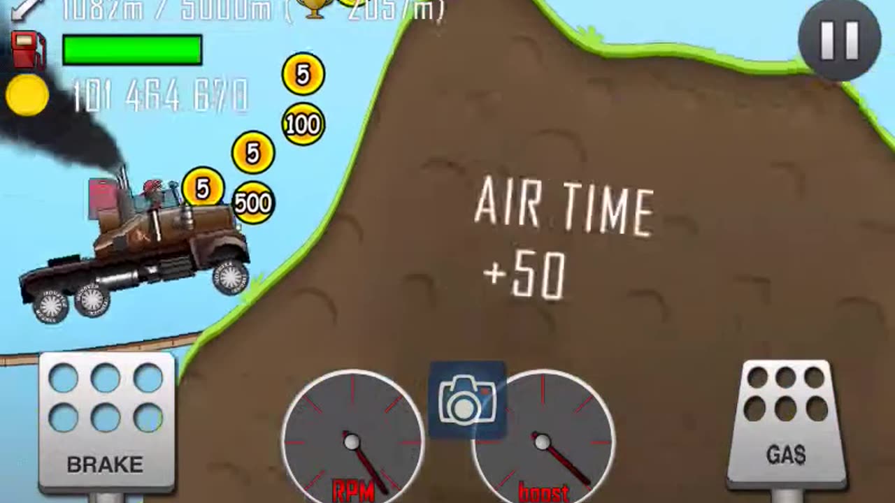 Hill Climb Racing, Motocross Bike, Haunted, 1301m