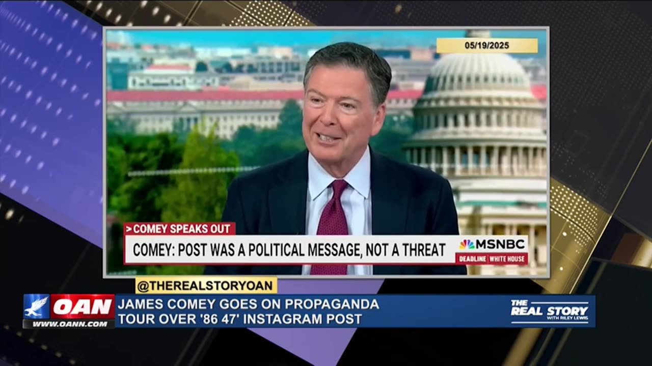 James Comey Goes on Propaganda Tour Over '86 47' Instagram Post | THE ...