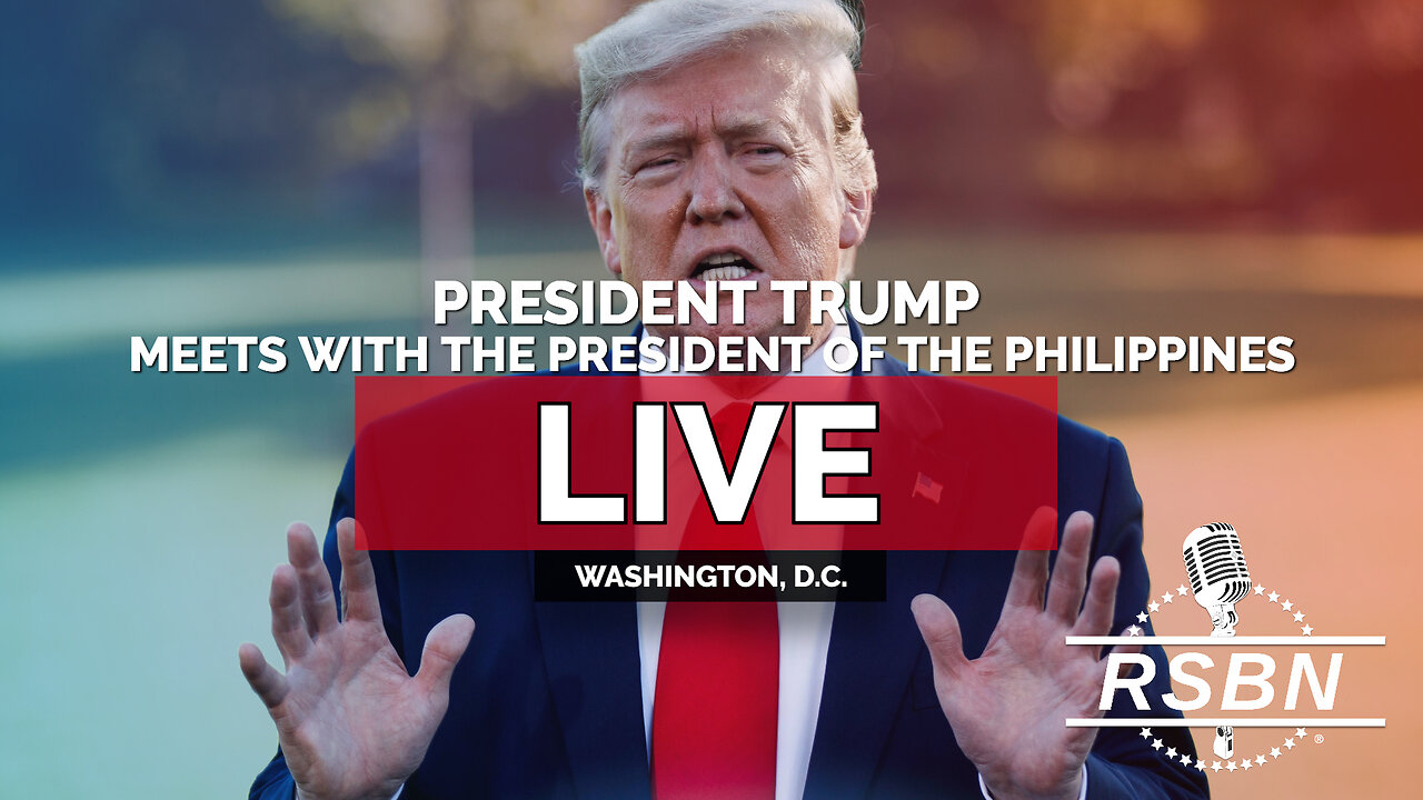LIVE: President Trump Holds a Meeting with the President of the ...