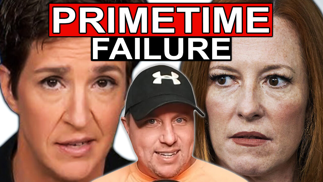 MSNBC Loses MILLION Viewers & Jen Psaki Can't REPLACE Rachel Maddow