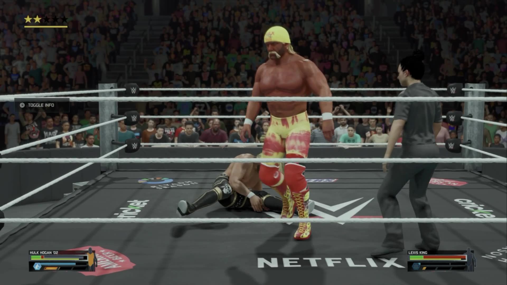 wwe 2k25 154 universe Hulk Hogan VS Lexis King