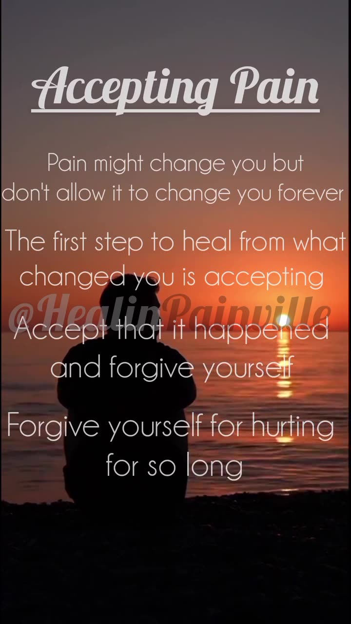 Accept, Forgive, and Heal