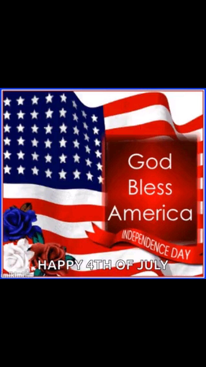 Happy Independence Day! Be safe this holiday weekend and God Bless!🎆🎇🎉