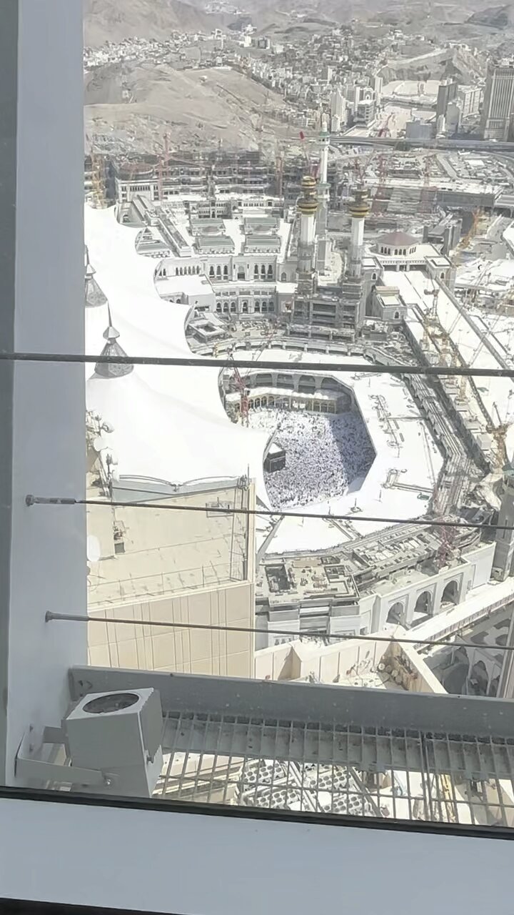 Kaaba view from Makkah clock tower 🥰 ️