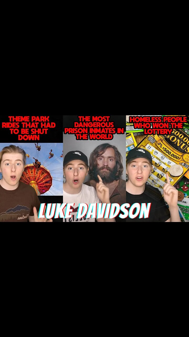 The Best of Luke Davidson Facts TikTok Compilation 2022 | Luke Davidson ...