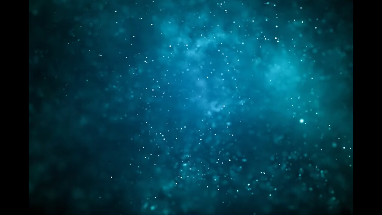 Light Illuminating Blue Glitter Particles | 4K Relaxing Screensaver ...