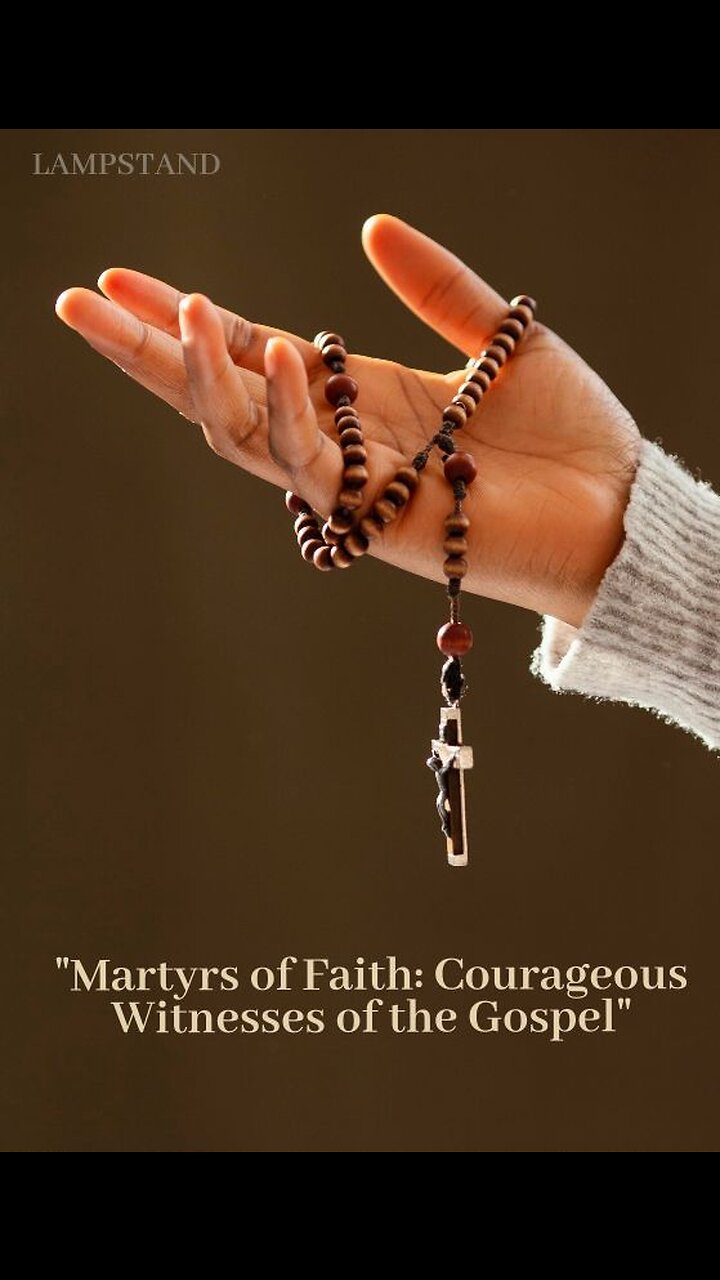 Title: "Martyrs of Faith: Courageous Witnesses of the Gospel"