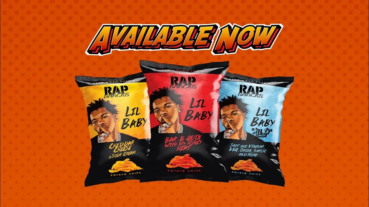 I try the new Lil Baby Rap Snacks Potato Chips live for the first time